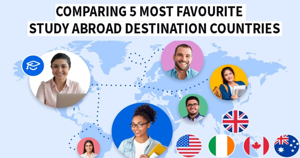 Comparing 5 Most Favourite Study Abroad Destination Countries - StudentG