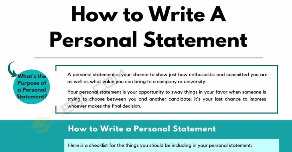 How To Write A Winning Personal Statement For Bachelor Master Degree